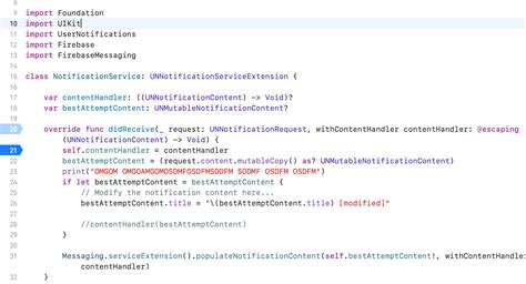 swift sending image via push notification not working in ios stack