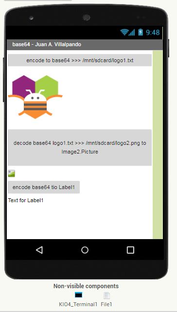 using linux commands in app inventor extension app