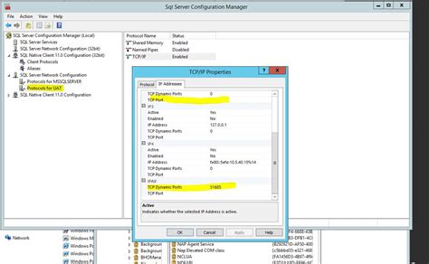 how to configure sql server port on multiple instances database