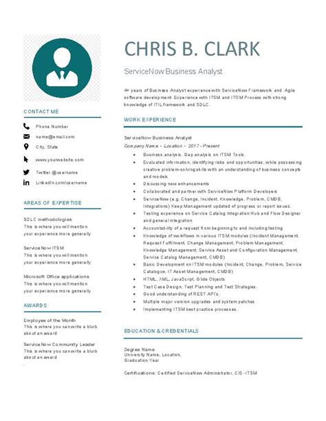 10 Servicenow Resume Samples Developer Business Pdf [2022]