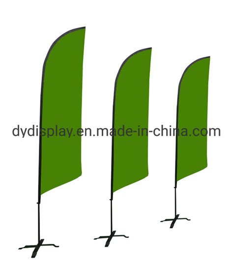Wholesales Outdoor Advertising Flag Stand Polyester Feather Swooper