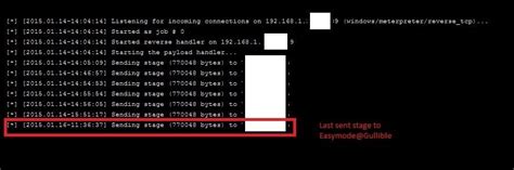 creating a almost fully undetectable exe using kali