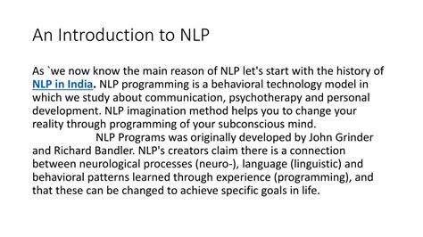 ppt nlp training in delhi india powerpoint presentation free