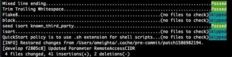 use git pre commit hooks to avoid aws cloudformation errors