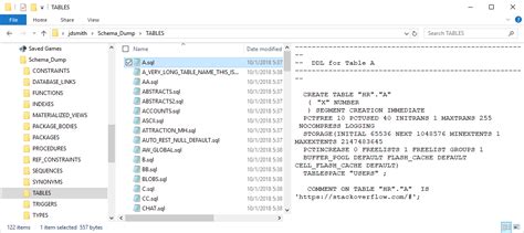 how to save specification and body of all the packages using oracle sql