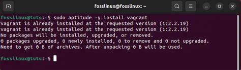 How To Install Vagrant On Ubuntu 22 04 Foss Linux