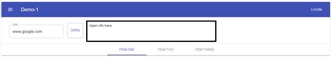 node js open url in react application via node and