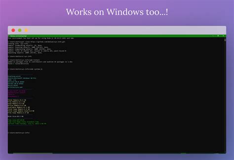 github mskian sys info get your linux or windows system