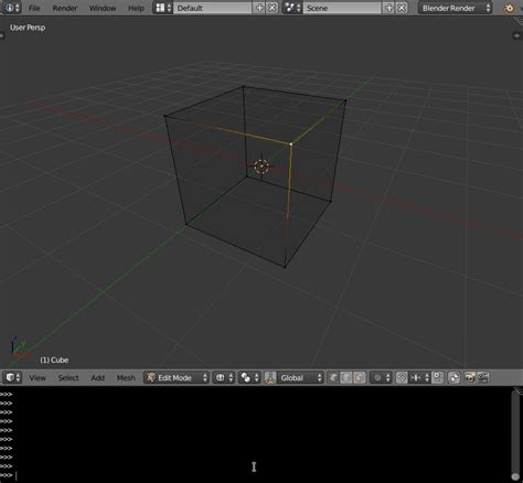 python selecting other vertices connected to a selected vertex of a