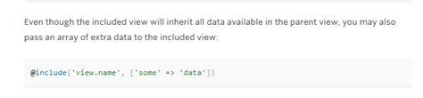 php laravel blade passing variable with string through include