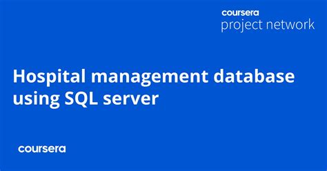 hospital management database using sql server