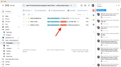 how to create alerts for shared inboxes sla help center gmelius