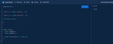 dart const const constructor flutter challenge