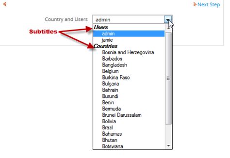 2 0 dropdown boxes and listboxes documentation processmaker
