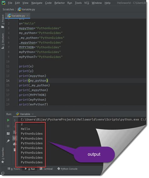 how to create a variable in python python guides