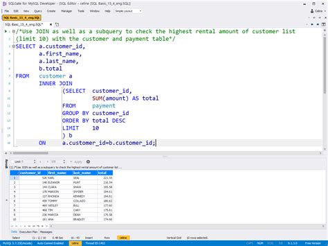 [sql basic] let s find customers that have rented movies