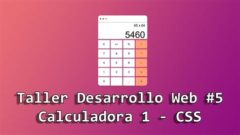 como hacer una calculadora con html css y javascript taller images