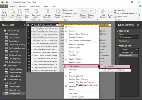 how to split columns in power bi vrogue
