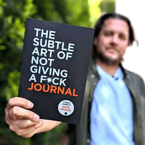 The Subtle Art Of Not Giving A F Ck Journal By Mark Manson 45 Off