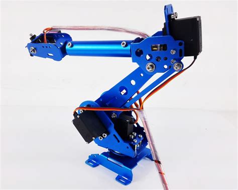 6 dof robot arm vehicle mounted robot arm for smart sar robot servos