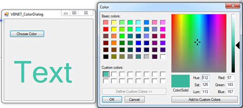 vb using colordialog c java php programming source code