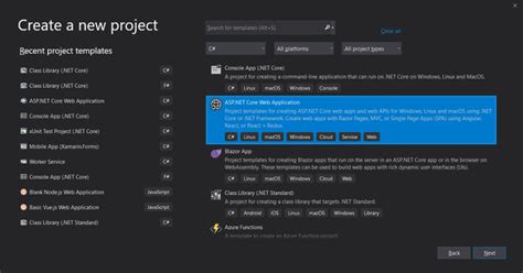 how to run nuxt from a asp core web application dev