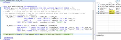 hana sql row number sapcodes
