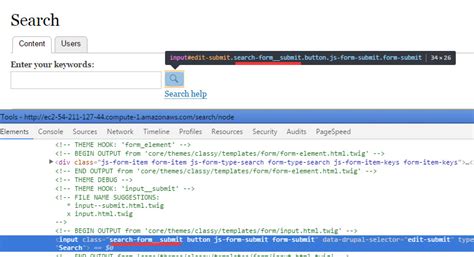 theming twig template for search results page drupal answers