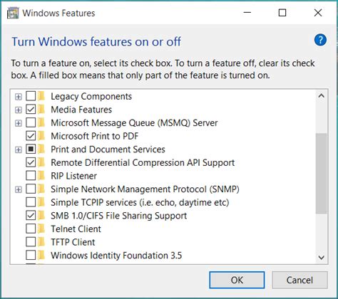 is there an snmp feature for windows 10 super user