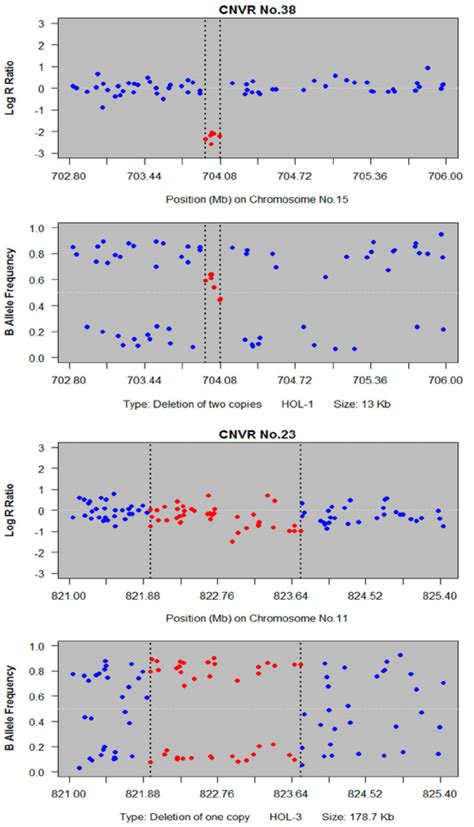 Log R Ratio Lrr And B Allele Frequency Baf Plots Of Two Copy Number