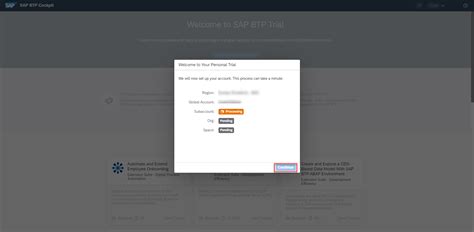 use trial to set up account for data attribute recommendation and