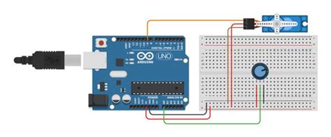 Arduino Servo Motor Schematic