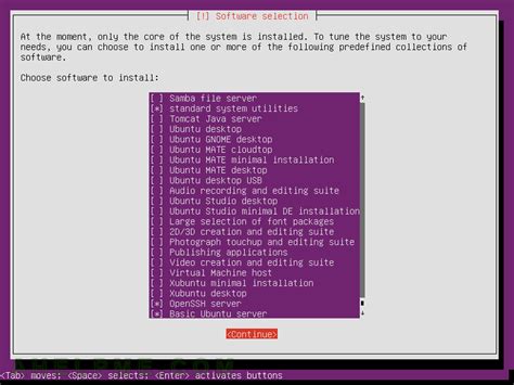 howto do a netinstall of ubuntu 16 04 lts minimal server installation