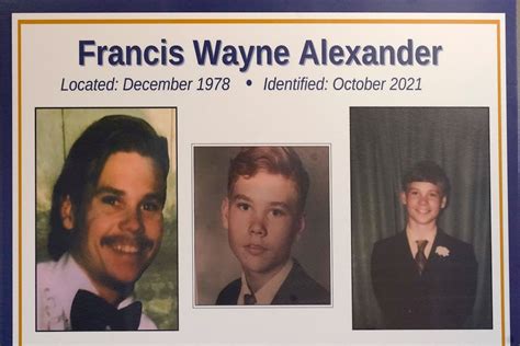 Francis Wayne Alexander Identified As One Of Serial Killer John Wayne