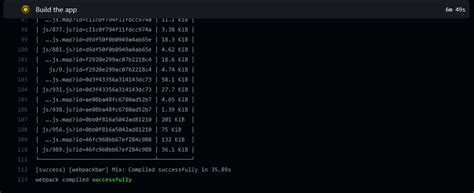 node js laravel mix not immediately exiting terminating after