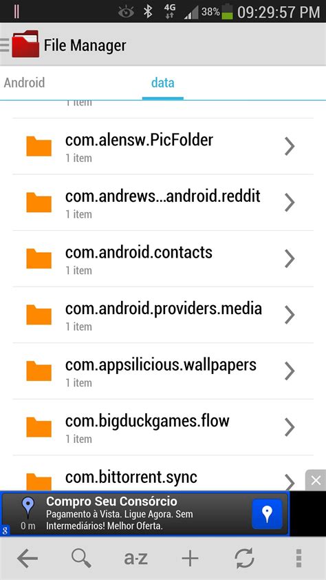 file management how do i see hidden folders on android android