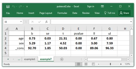 the stata blog creating excel tables with putexcel part 2 macro