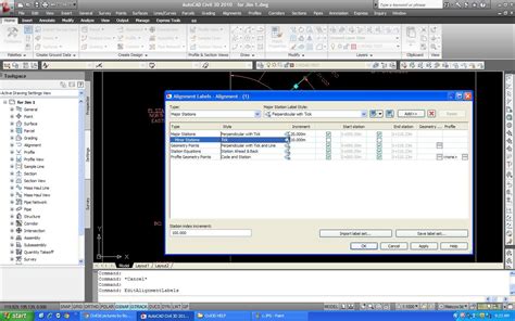 solved editing ticks to an alignment labels autodesk community