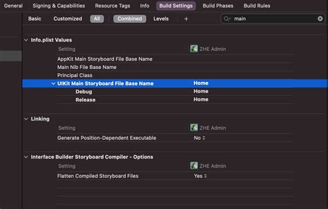 iphone could not find a storyboard named main in bundle stack