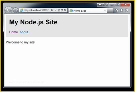 node js website template free of webmatrix and node js the easiest way