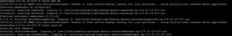 installation commands of apache hadoop 2 6 0 as single node pseudo