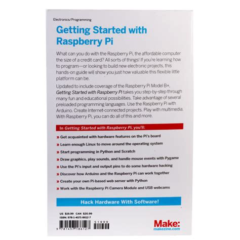 o reilly 9781680452464 getting started with raspberry pi 3rd edition