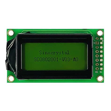 Specializing In The Production Character 0802 Monochrome Lcd Display