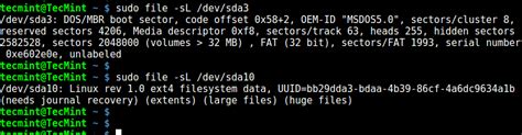 7 ways to determine the file system type in linux ext2 ext3 or ext4