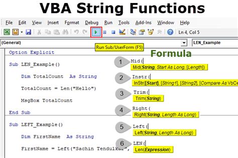 vba string functions list of top 6 string functions examples
