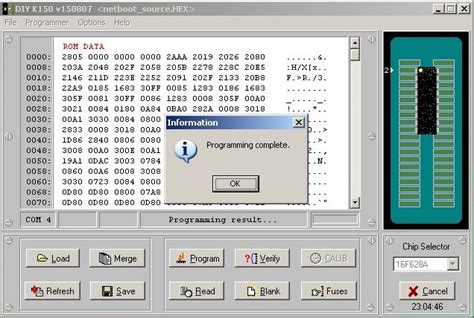 [tuto] programmateur k150 et naomi zero key pic 16f628a