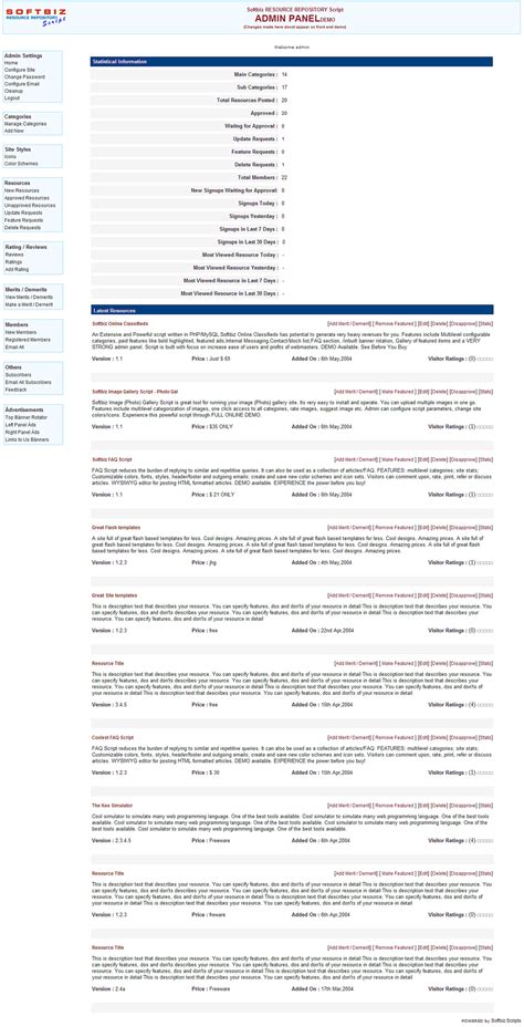 seo resource directory script website builder software