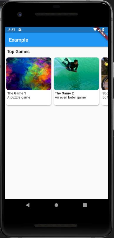 dart how to include two items as a page main content in pageview