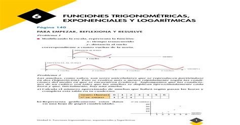 6 Funciones TrigonomÉtricas … · En Una Hoja De Papel Cuadriculado
