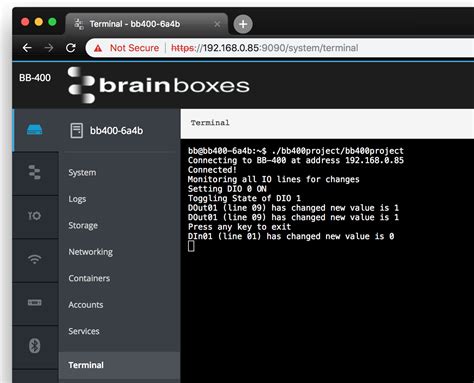 how to write a c sharp application for bb 400 brainboxes